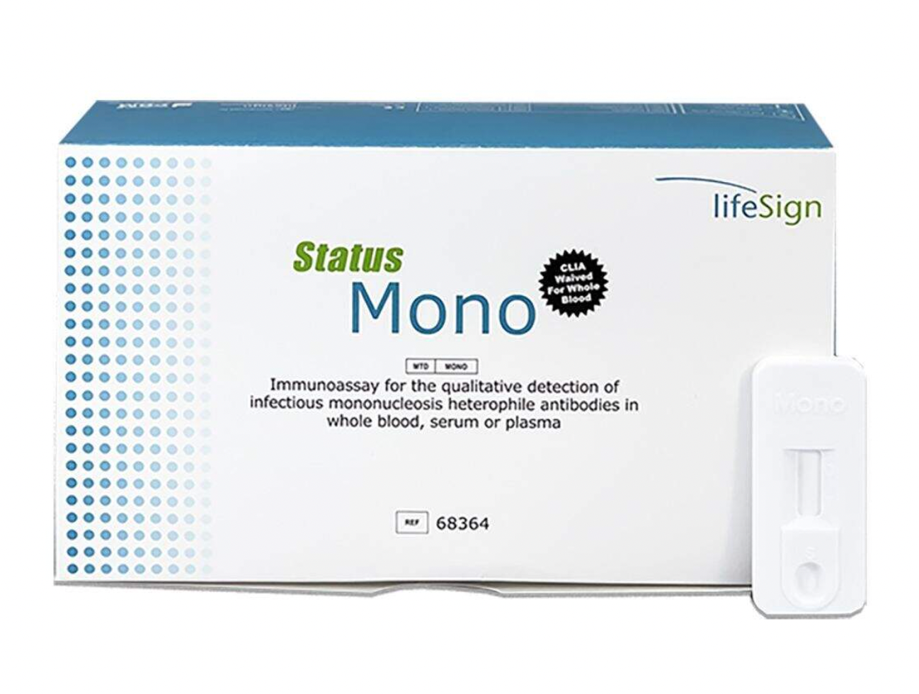 Status™ Mono - Whole blood only (30 tests) Authorized Distributor of L ...